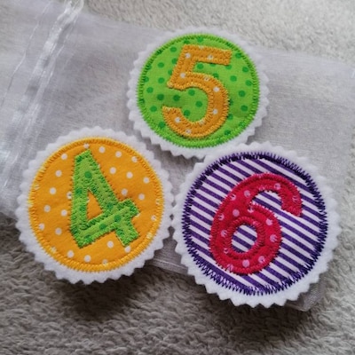 Zahlen-Button für Geburtstagskrone - Etsy.de
