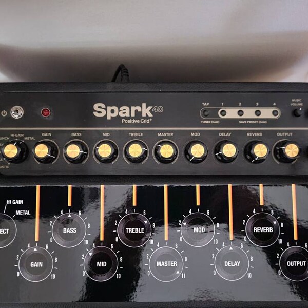 Positive Grid SPARK 40 Control Knob Placement Decal - Etsy