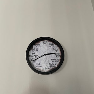 Wizard's Clock, Wizarding Clock, Potterhead Gift, Novelty Wall Clock ...