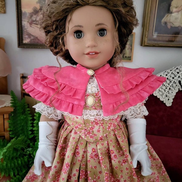 PDF Sewing Pattern Emily Cloak 1780 1820 for 18 Inch Dolls - Etsy
