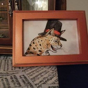 A Sad Royal Black Rainforest Frog King 12x18 an Original Hand - Etsy