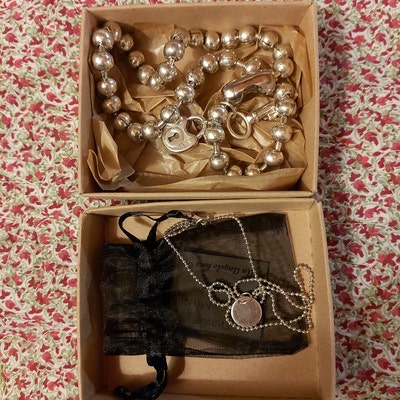 Chunky Ball Chain With Padlock and Key, Uno De 50 Style Key and Padlock ...