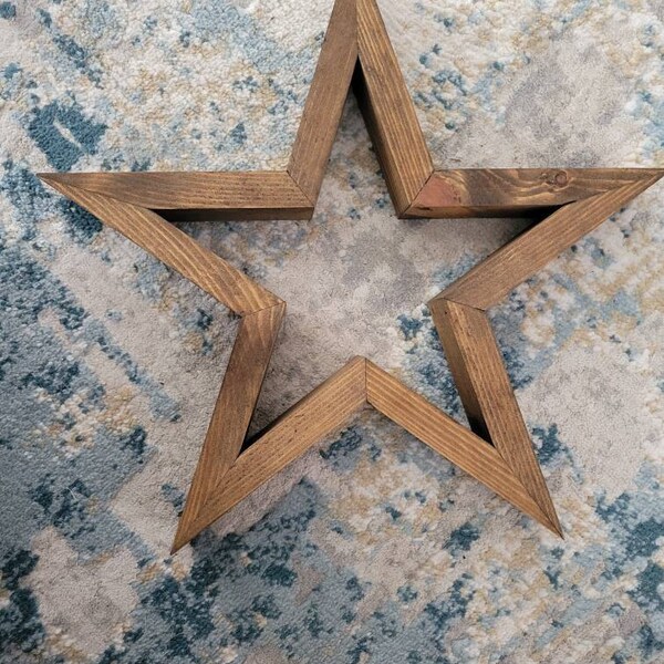 Large Wood Star - Etsy