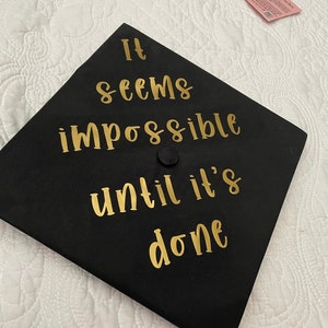 Graduation Cap Vinyl Decal Vinyl Sticker Custom Graduation Hat Vinyl ...