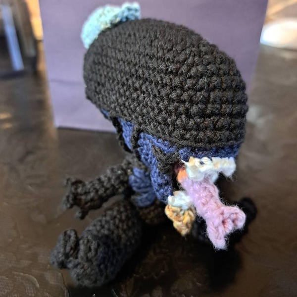 Crochet PATTERN Lil'xeno | Cute and Little Scary Amigurumi Alien From ...