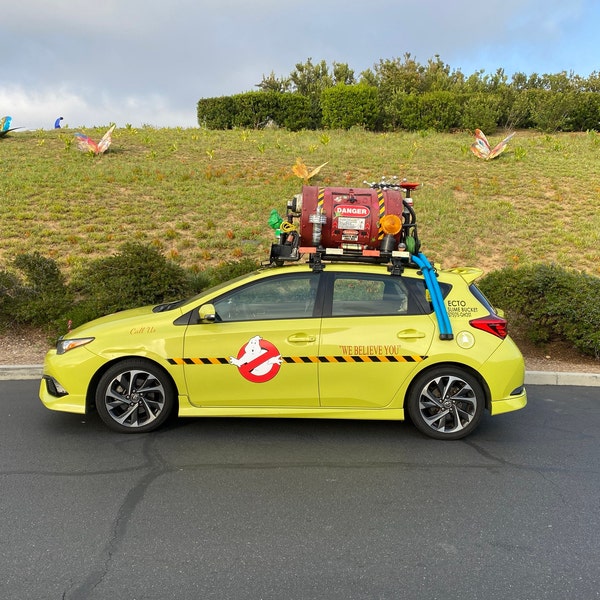 GHOSTBUSTERS Movie Prop STICKER Logo Large Car Door DECALS Classic Ecto ...