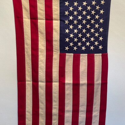 100% Cotton Canvas Flag, Made in USA, Don't Give up the Ship, Navy - Etsy