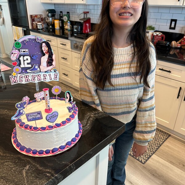 Mercat Gabby Cat Playhouse Inspired Custom Cake Topper - Etsy