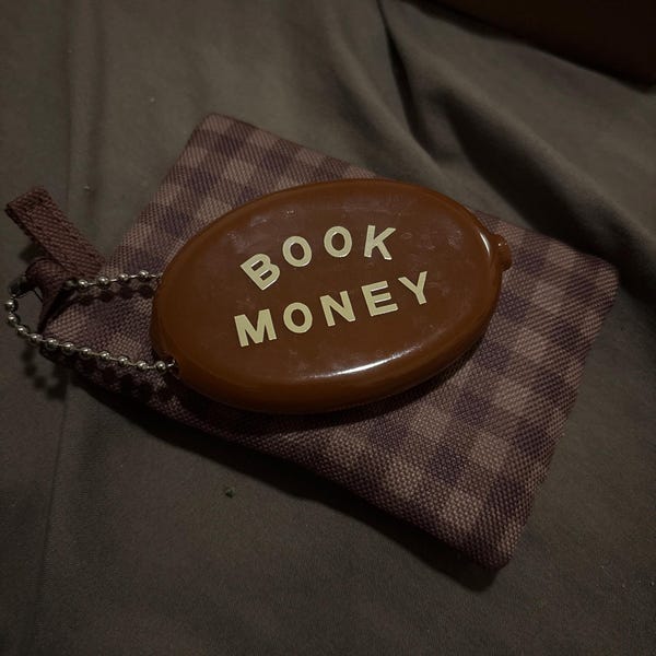 Coin Pouch - Book Money (brown) - Etsy