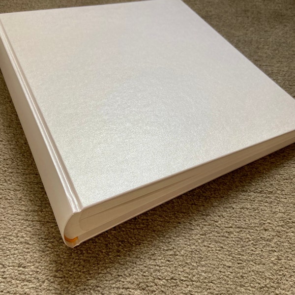Large Traditional Book Bound Plain Photograph Album With Opaque ...
