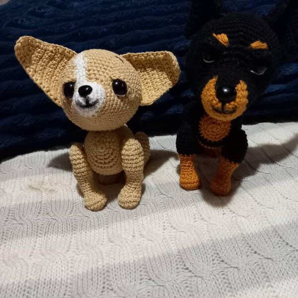 Crochet Pattern | Chi-chi the Puppy | PDF | | Chenille Yarn Stuffed Toy ...