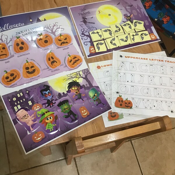 Halloween Busy Book: Preschool Printable Activity Book, Preschool ...