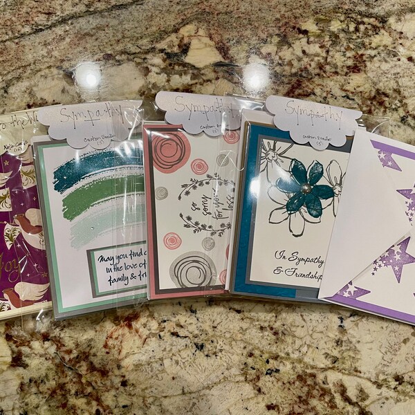 Pastel Medium Flowers Note Cards/set of 12, Budget EZ, Blank Inside ...