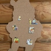 Baseball Cork Board W/ Engraved Details. Baseball Pin Board, Baseball ...