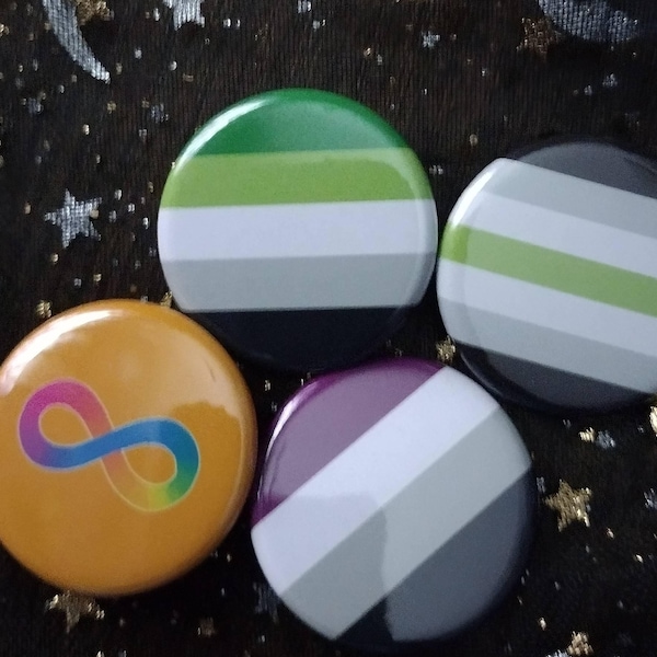 Cupioromantic Pride Flag 1.25 Inch Accessories - Pins, Magnets ...
