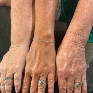 3 Feet Sterling Silver Long and Short Chain by the Foot Any Length ...