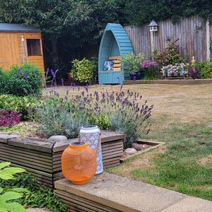 Boat Shaped/gothic Single Seat Garden Bench/arbour-delivered ...