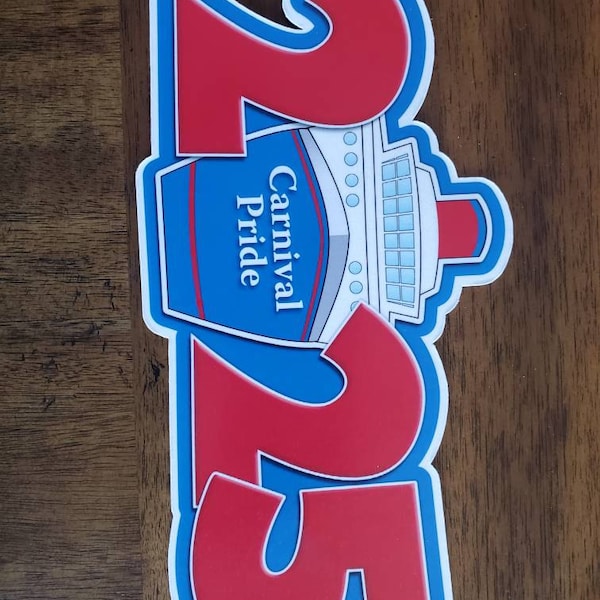 Carnival Cruise Door Magnet: Ship Year 2024-2025 - Etsy