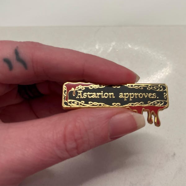 BG3 Companion Approval Badge Enamel Pins | Astarion, Karlach, Gale ...