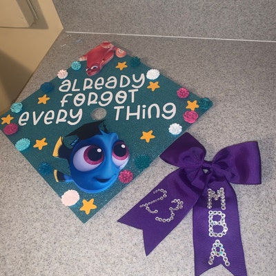 Exit Buddies, Graduation Cap Topper, Dory, 3D Photos, Graduation Topper ...