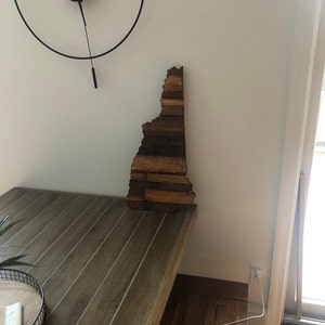 Rustic Wood State Cut Out Large State Cutout Wood State - Etsy