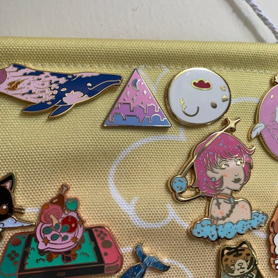 Cute Enamel Pins Nightfall Cityscape Lapel Pin Space Kei Celestial Pin ...