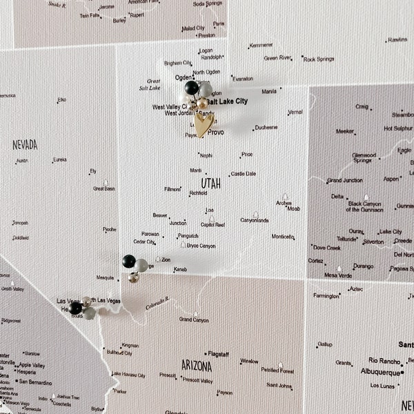 Round Map Pins - 15 Colors Available - Set of 50 - Round Push Pins - Etsy