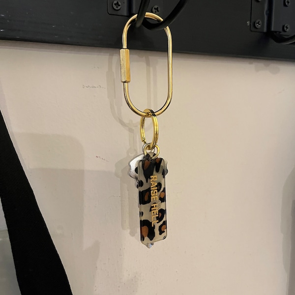 Gold Hook Keyring, Gold Keychain, Keychain Holder Cute, Gold Hook, Car ...