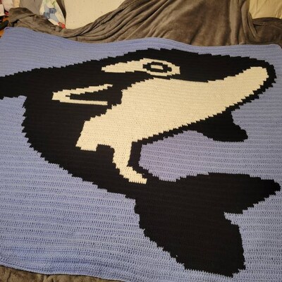 Cow Print Graph Written Pattern for C2C & Tapestry Crochet C2C Graph ...