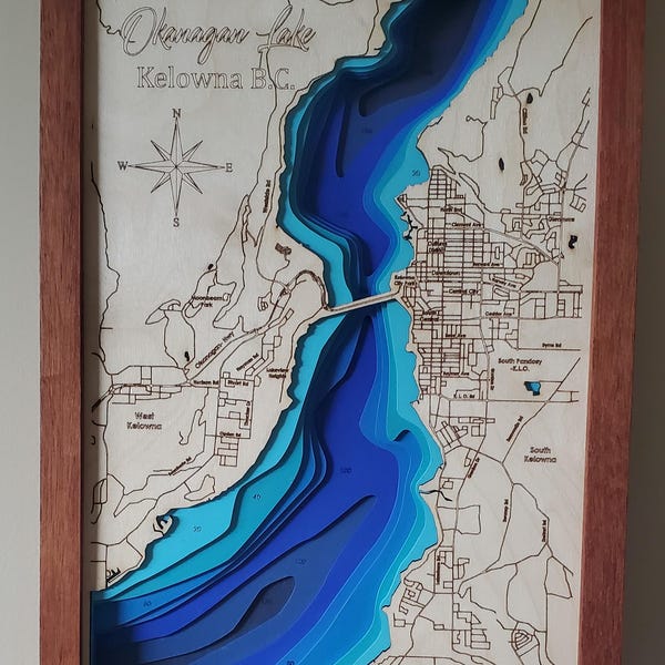 Digital File PDF, SVG - Florida Keys Florida Map Bathymetric Depth ...