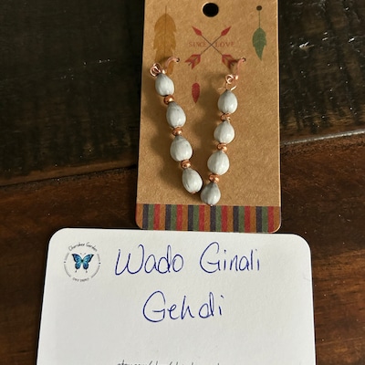 Cherokee Blue Clan Corn Bead Necklace - Etsy