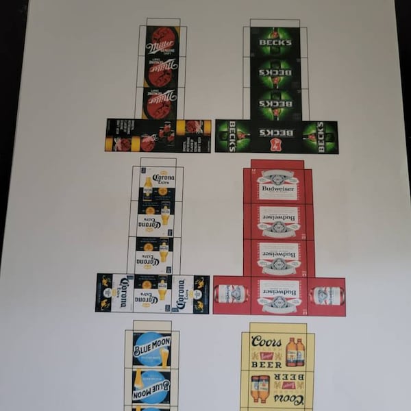 Mini Grocery Coke & Soda Drink Box Template Printable Files ,DIGITAL ...