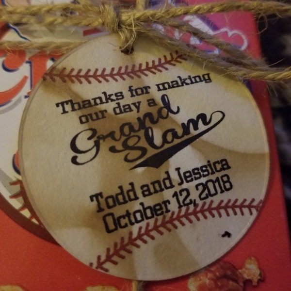 Thanks for Making Our Day a Grand Slam Baseball 2" Diameter Circle ...
