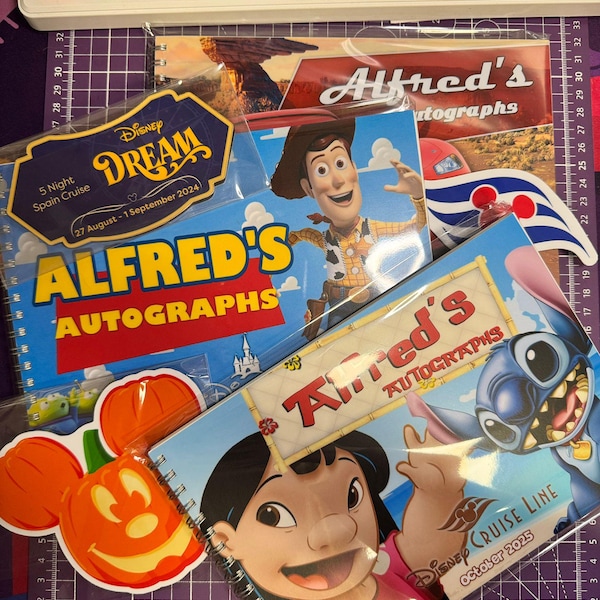 Personalised Moana Autograph Book - Disneyland / Disney World - Etsy