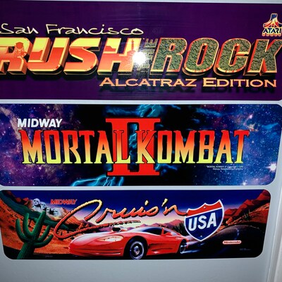 Mario Bros. Arcade Game Marquee, Bezel, Screenshot & Control Panel 8x12 ...