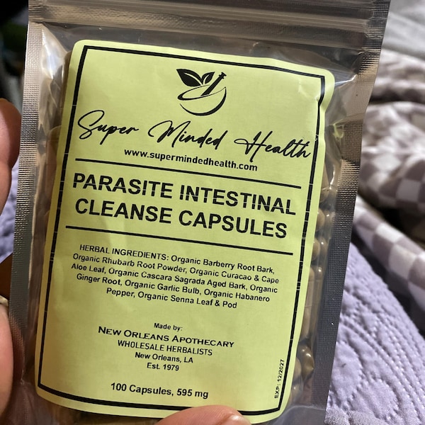 100-parasite Intestinal Cleanse(colon Cleanse Super Flush) All Organic ...