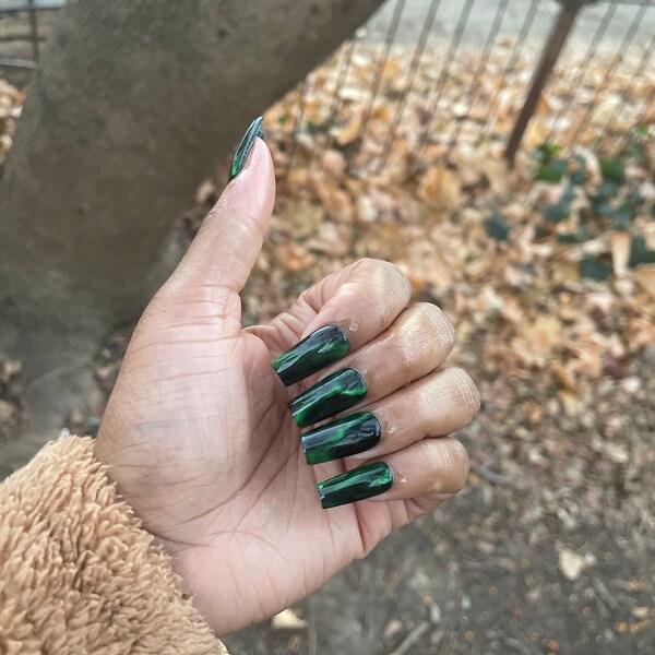 Shego - Press on Nail Set - Etsy