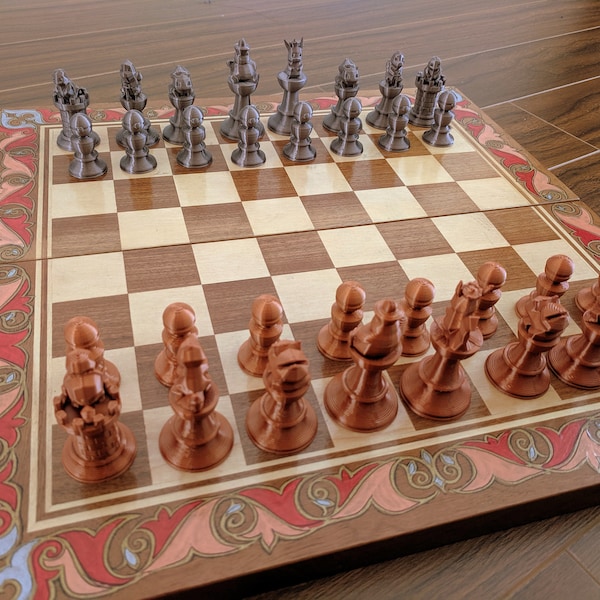 Complete Pokemon Chess Set, Full 32 Piece + 4 Bonus Pieces - CUSTOM ...