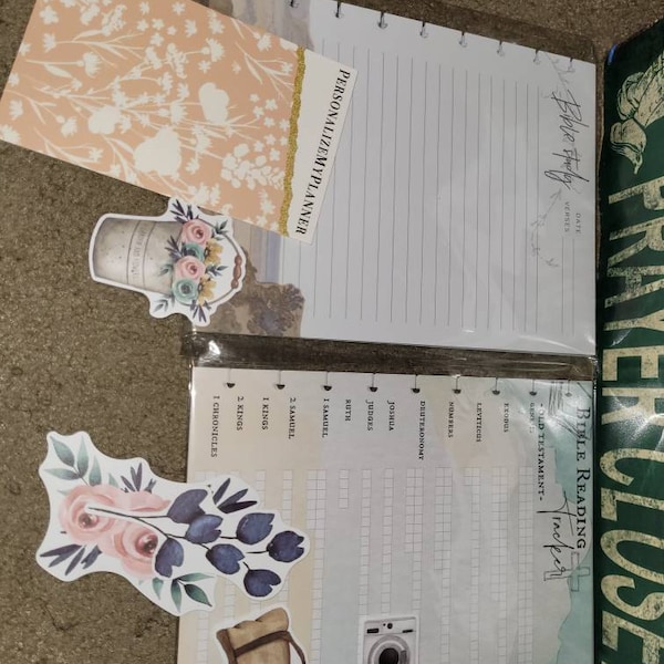 Faith Journal, 103 Printed Pages, Classic Happy Planner, Bible Study ...