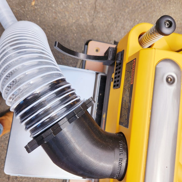 90º Elbow Hose Adapter Compatible With Dewalt DW735 & DW735X Planer ...