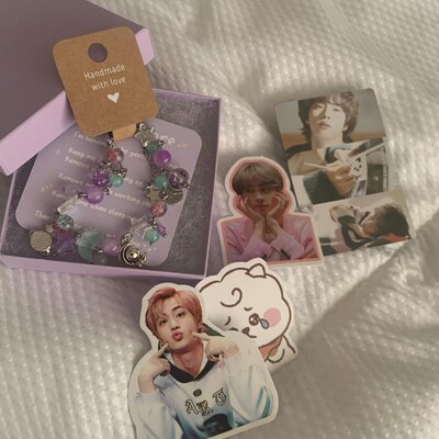 Jimin FACE Album Inspired Keychain Jimin Keychain Handmade Beaded ...