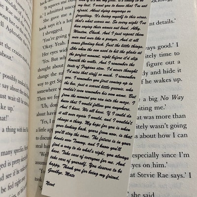 Maze Runner Newts Letter Bookmark - Etsy