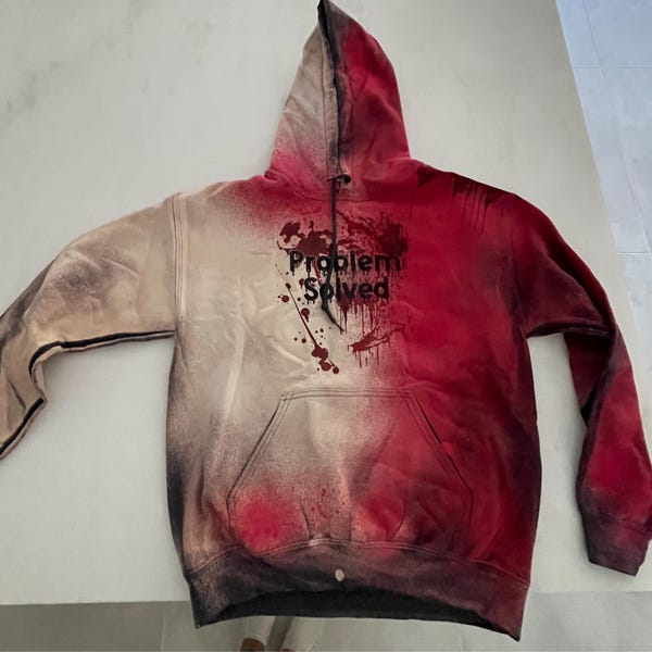 Bloody Halloween Shirt, Problem Solved, Costume, Bloody Tshirt, Horror ...