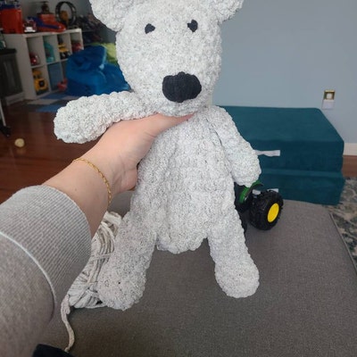 Jr. Bear the Bear Snuggler Crochet Pattern, Bear Pattern, Crochet Bear ...