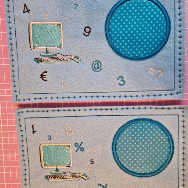 Monitor & Keyboard - Machine Embroidery Design, Computer Monitor ...