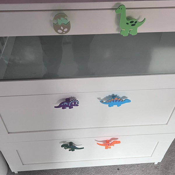 Dinosaur Drawer Handles, Dinosaur Bedroom Decor, Dinosaur Drawer Knobs ...