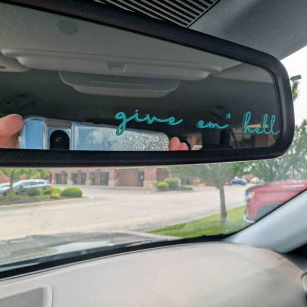 Howdy Darlin' Vinyl Car Decal|rear View Mirror Decal|cute Western ...