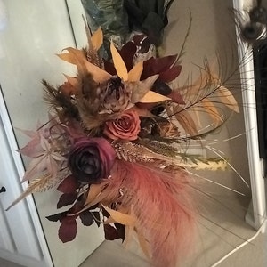 Modern Neutral Seashell Boho XL Floral Arrangement - Etsy