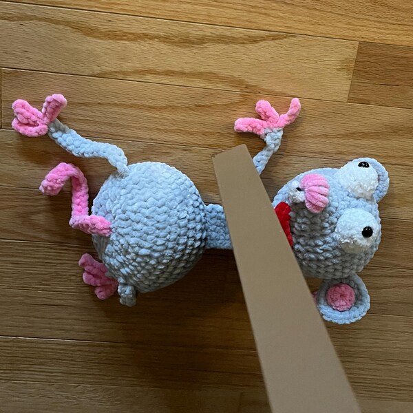 Crochet Rat Door Stop Pattern: Ralph Amigurumi (PDF Pattern) - Etsy