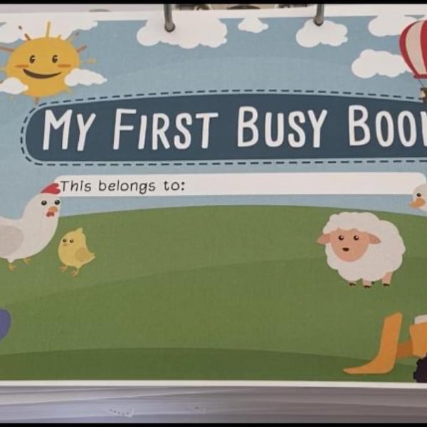 Toddler Busy Book Printable, Montessori Toddler Busy Binder, Learning ...